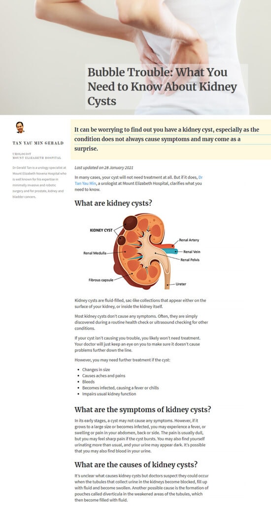 What you need to know about Kidney Cysts | Advanced Urology
